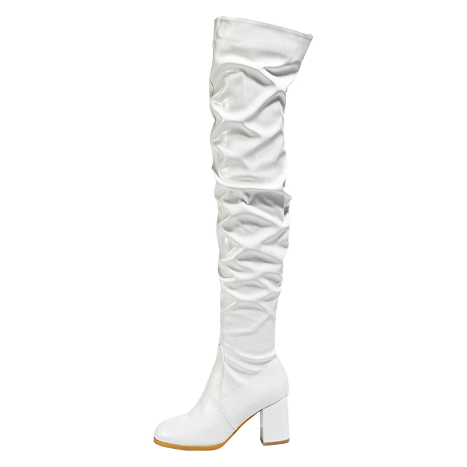Quealent Back To School Women's Souchy Boots Black Boots Knee High ...