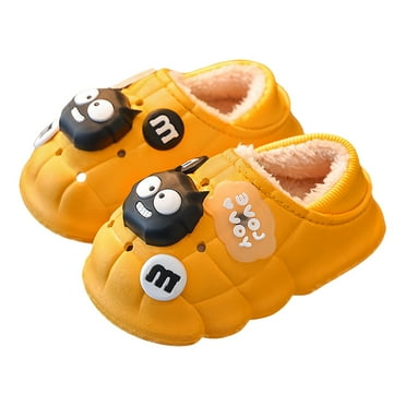 Berhood Girls Slippers Kids Boys Plush House Slippers Comfy Warm ...