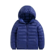 URMAGIC Toddler Little Boy Girl Winter Hooded Coat Fleece Lined Down Jacket for 2-6T Kids ...