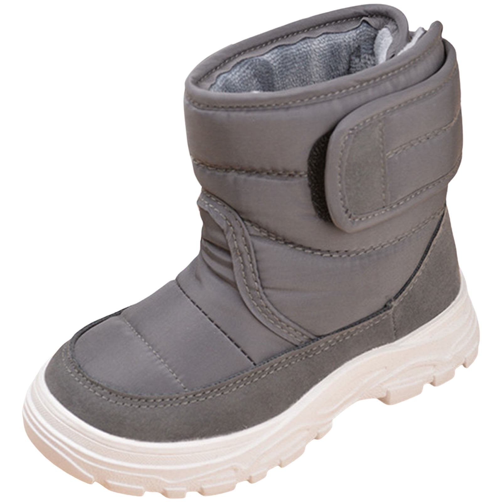 Quealent Kids Girls Snow Boots Stay Warm Water Resistant Slip Resistant ...