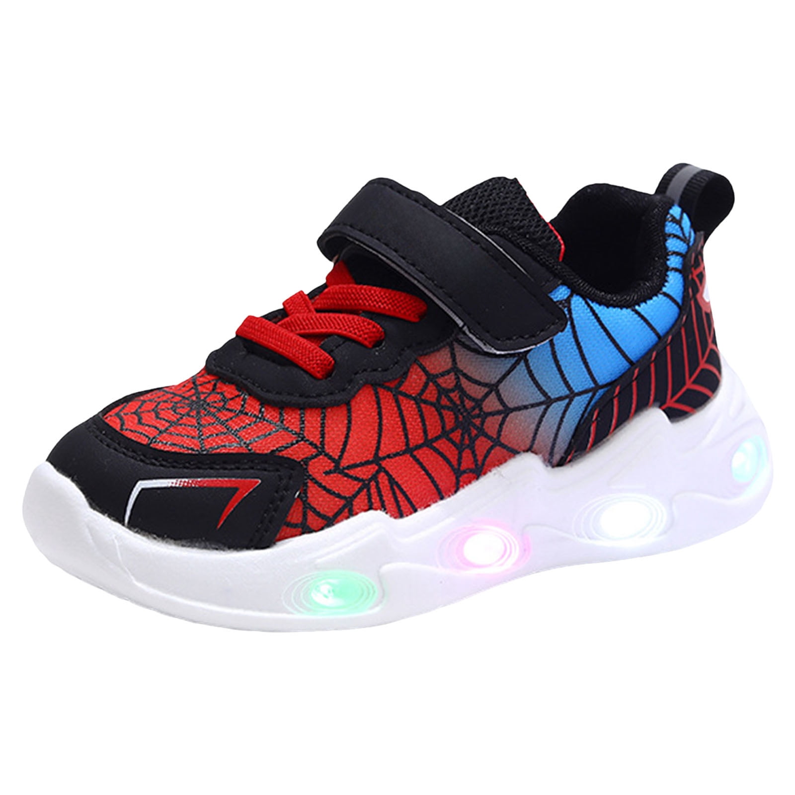 Quealent Little Boy Light Up Shoes Flashing Lightweight Breathable ...