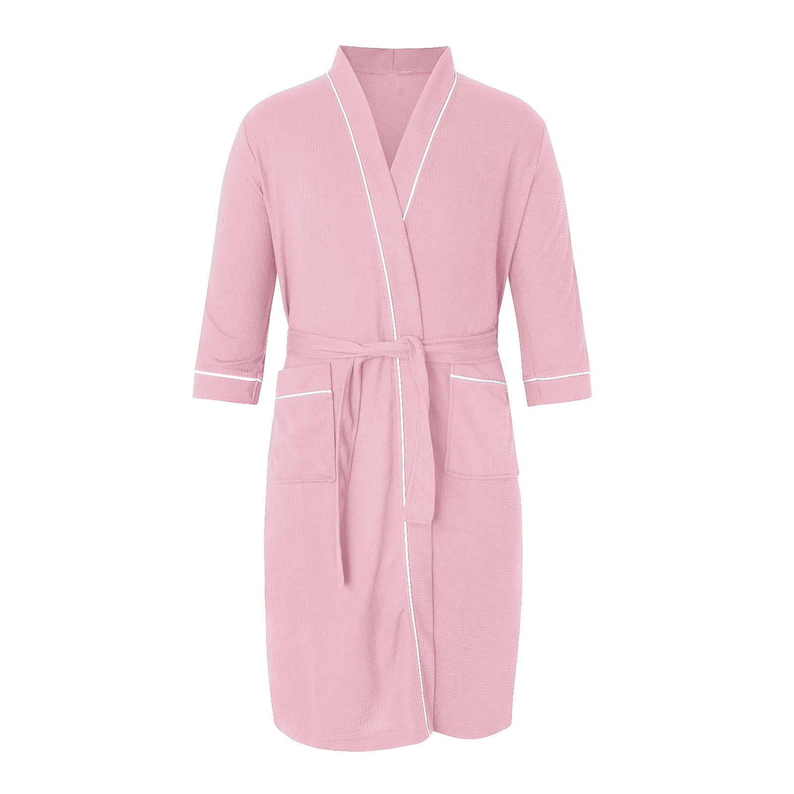 Quealent Men's Shawl Maxi Bathrobes - Long Plush SPA Robes Plus Size ...