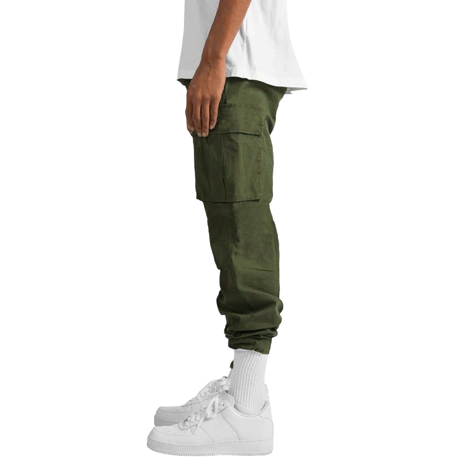 Quealent Mens Cargo Pants Relaxed Fit Men's Classic-Fit Expandable ...
