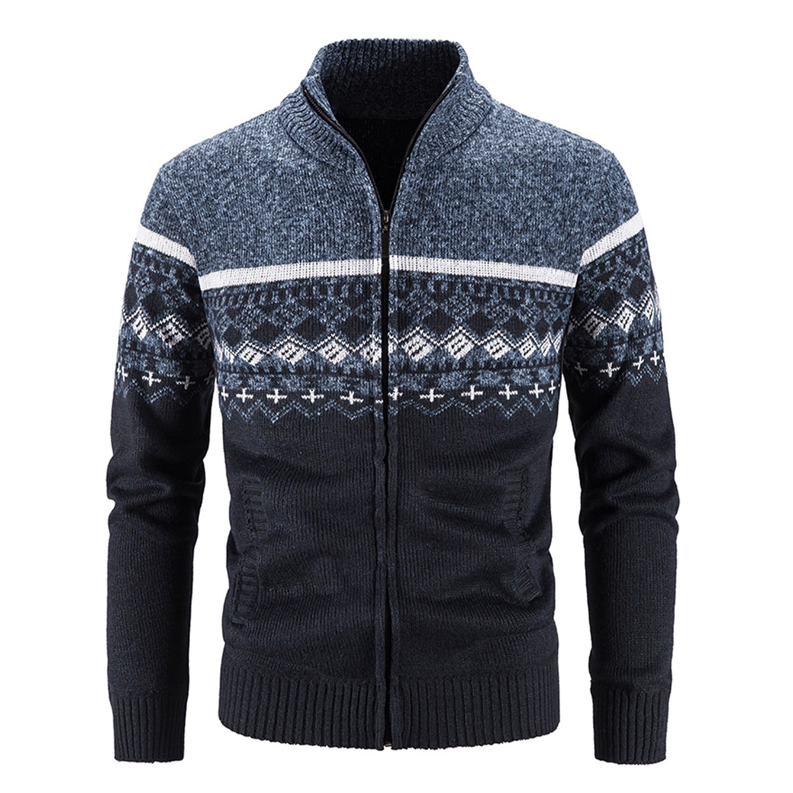 Quealent Mens Sweater,Mens Cardigan Sweater, Men's Open Front Cardigan ...
