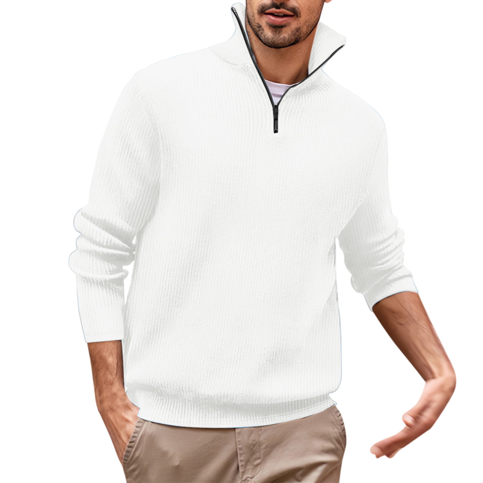 Quealent Polos For Men Fall Clothes Golf Polo Shirts for Men Print Long ...