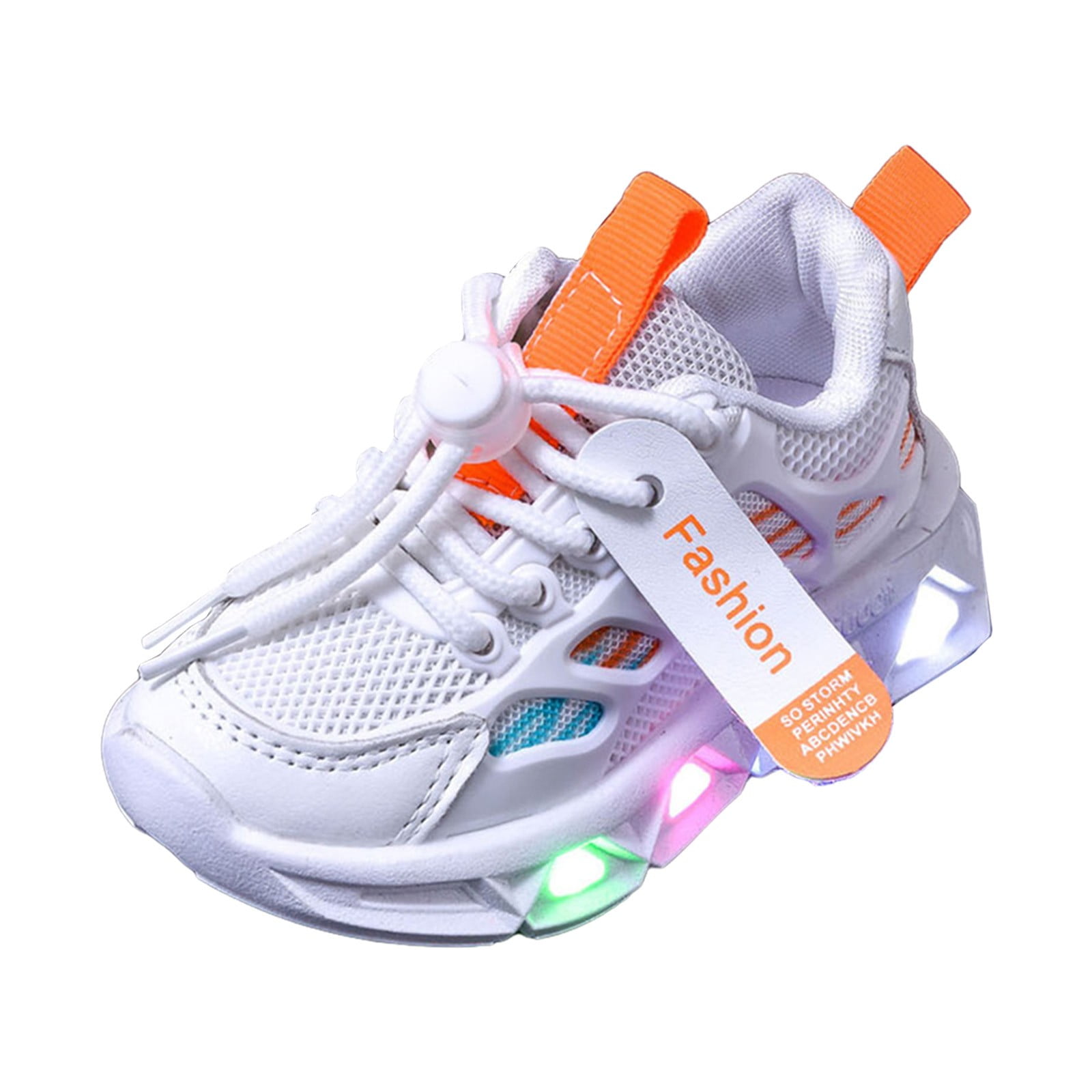 Quealent Toddler Boys Girls Light Up Shoes LED Flashing Lightweight ...