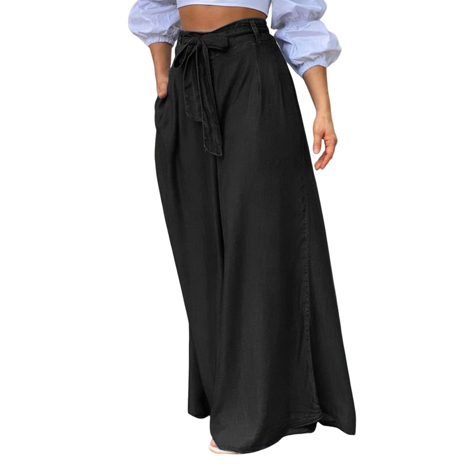 Quealent plus Size Dress Pants for Women Casual Leg Pants Casual Large ...