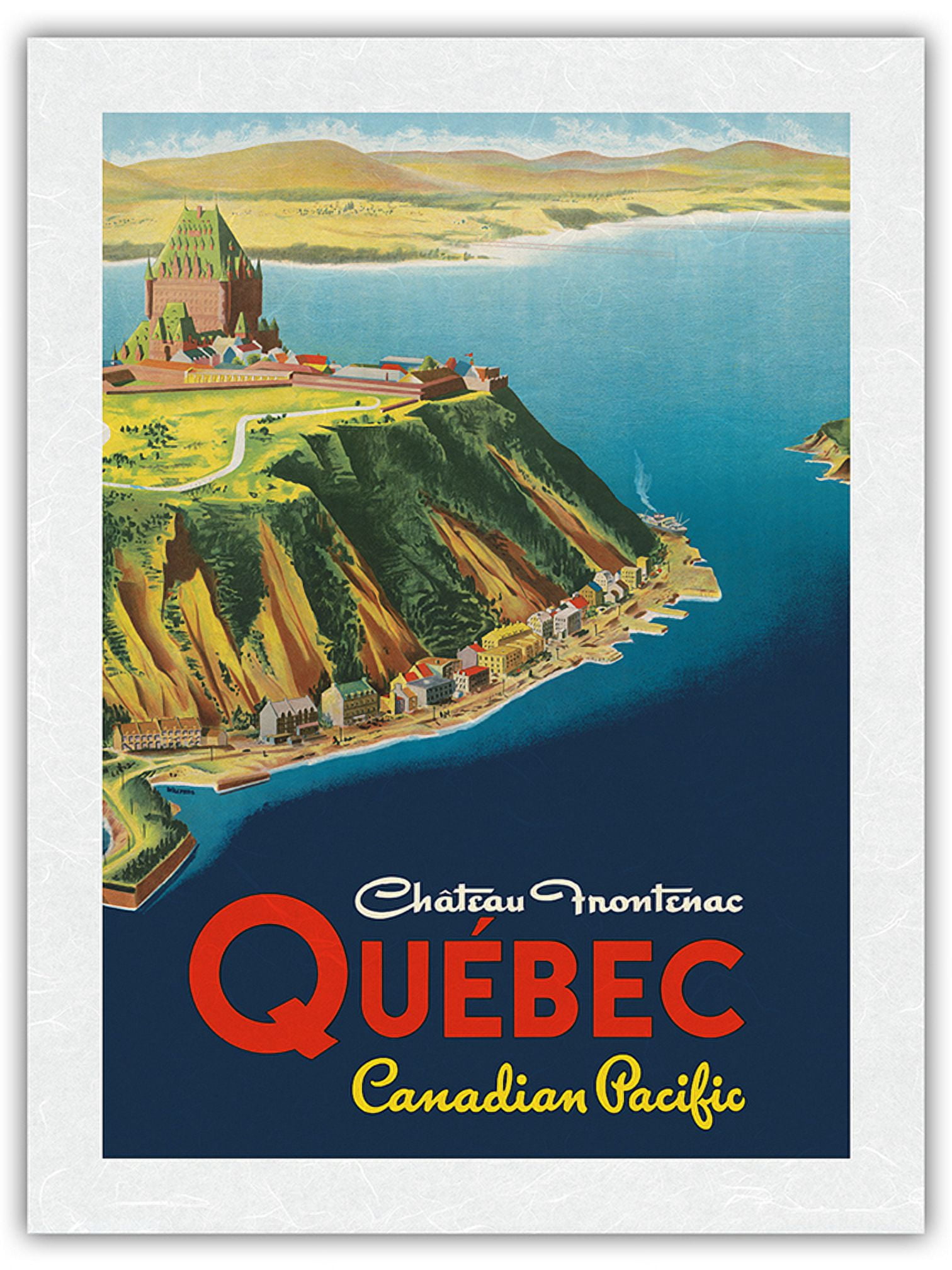 Quebec - Château Frontenac - Canadian Pacific Railway Company - Saint ...