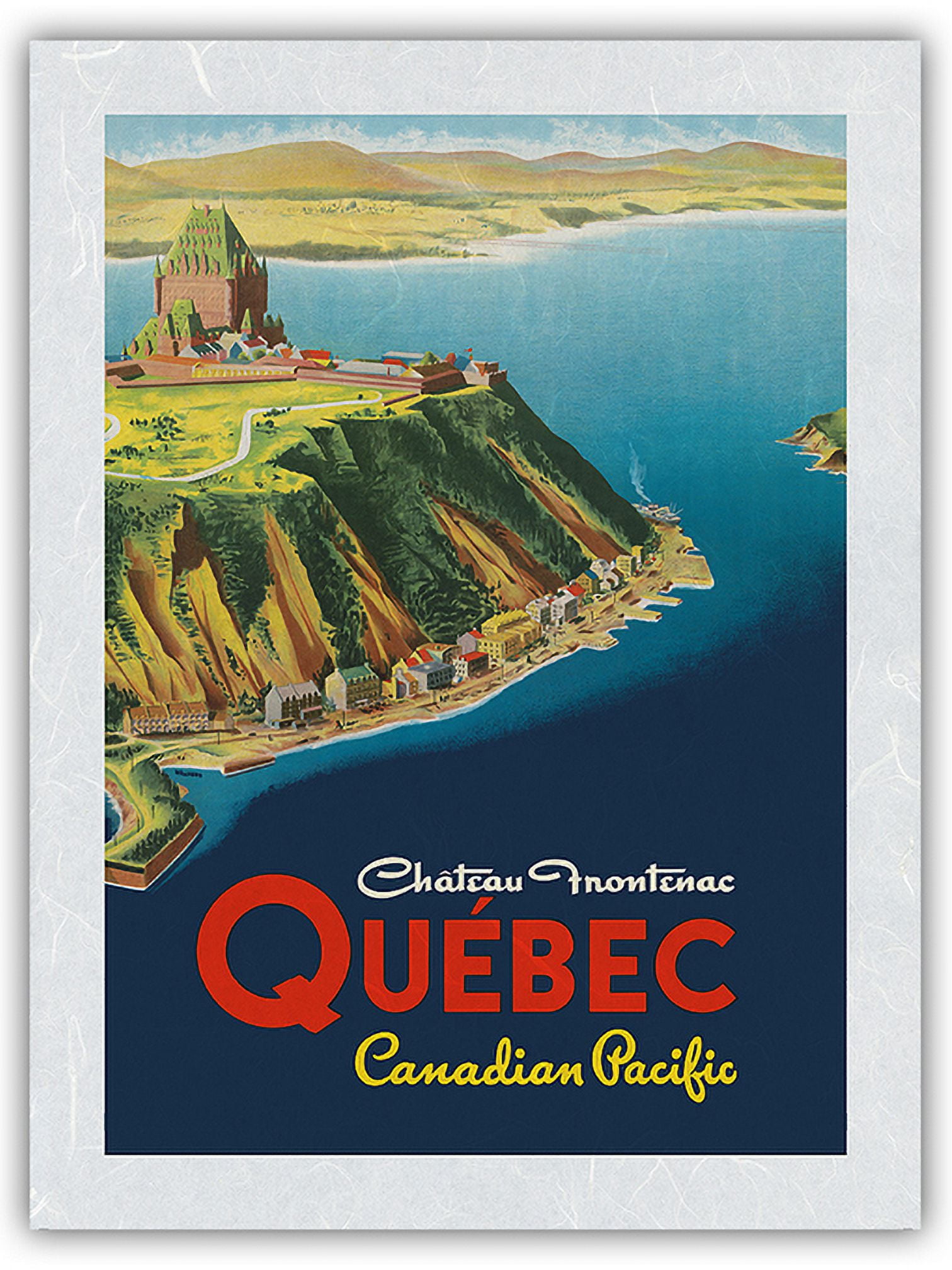 Quebec - Château Frontenac - Canadian Pacific Railway Company - Saint ...