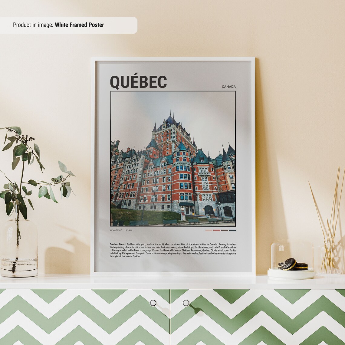 Quebec Poster Travel Poster Travel Wall Art Minimal Travel Wall Print ...