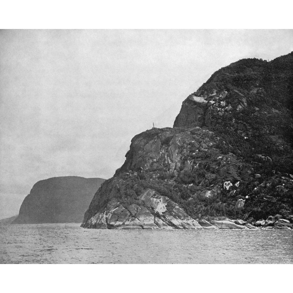 Quebec Saguenay River. Ncape Trinity At The Entrance Of Eternity Bay On ...