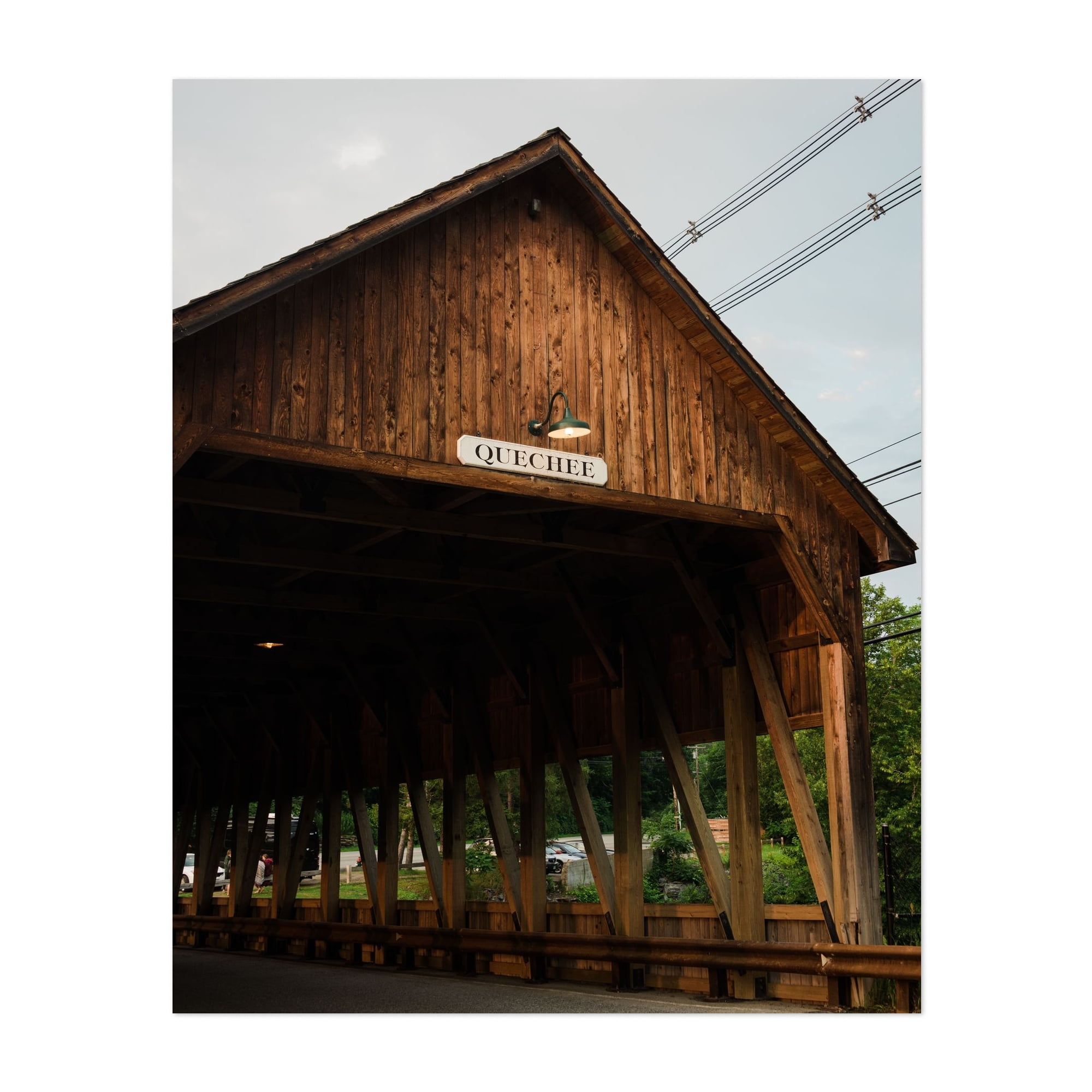 Quechee Covered Bridge 01 - Hartford Vermont Photography Bridge Rustic ...