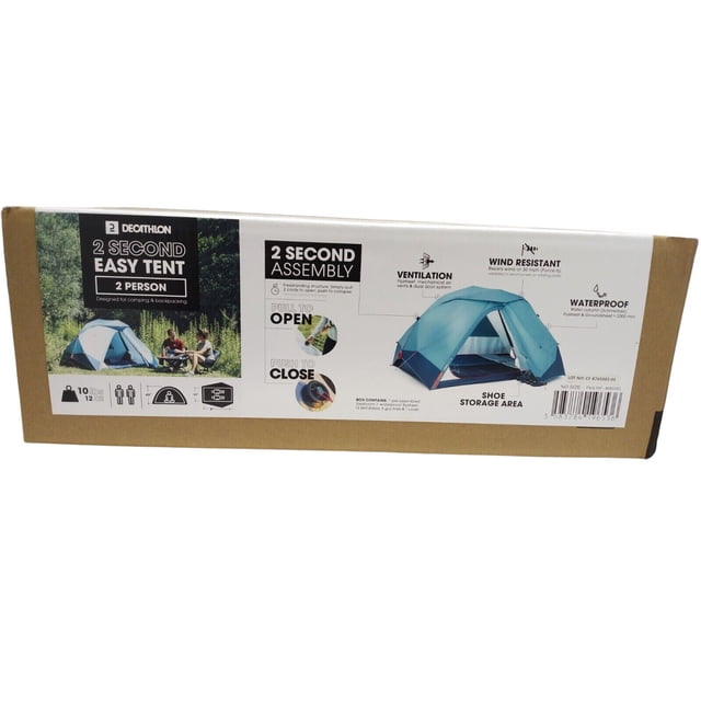 Quechua 2-Person Tent, Easy Setup, Waterproof, Hiking and Backpacking ...