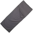 Quechua, Polyester Sleeping Bag Liner, 81" x 32", Rectangular, Gray ...
