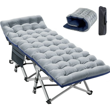 Folding Camping Cot,Double Layer Oxford Portable Travel Camp Cots ...