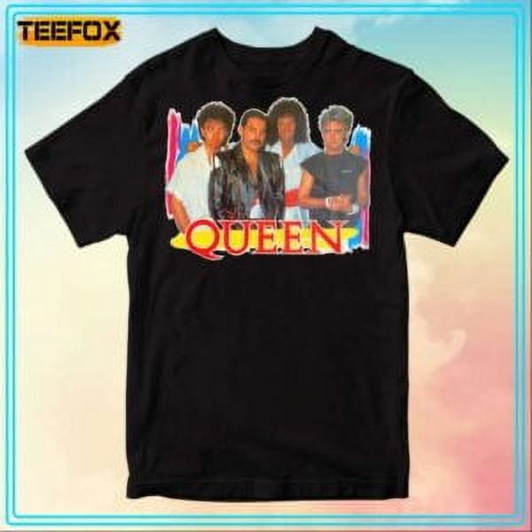 Queen 1985 Freddie Mercury, Brian May, Rodger Taylor, John Deacon T-Shirt - Walmart.com