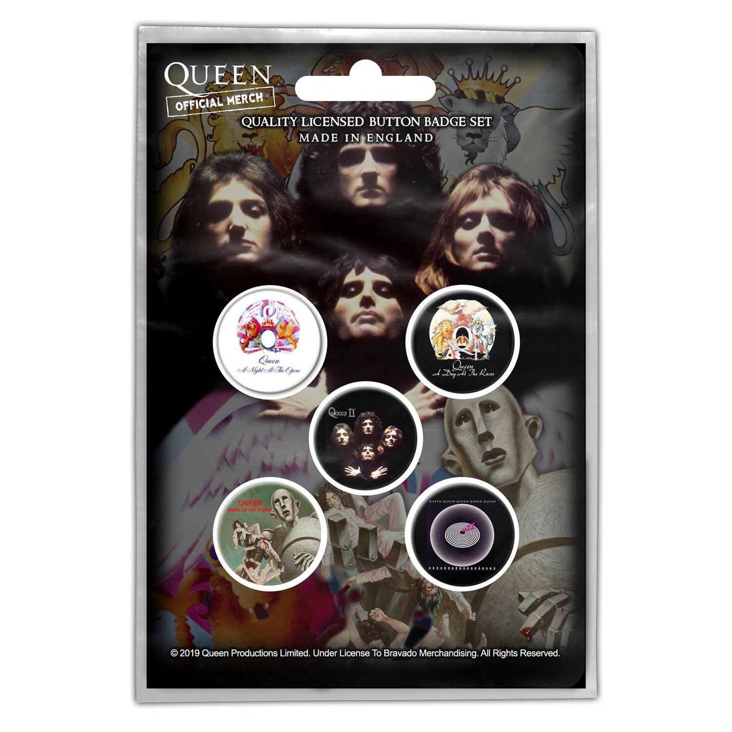Queen Albums Button Set (Pack of 5) - Walmart.com