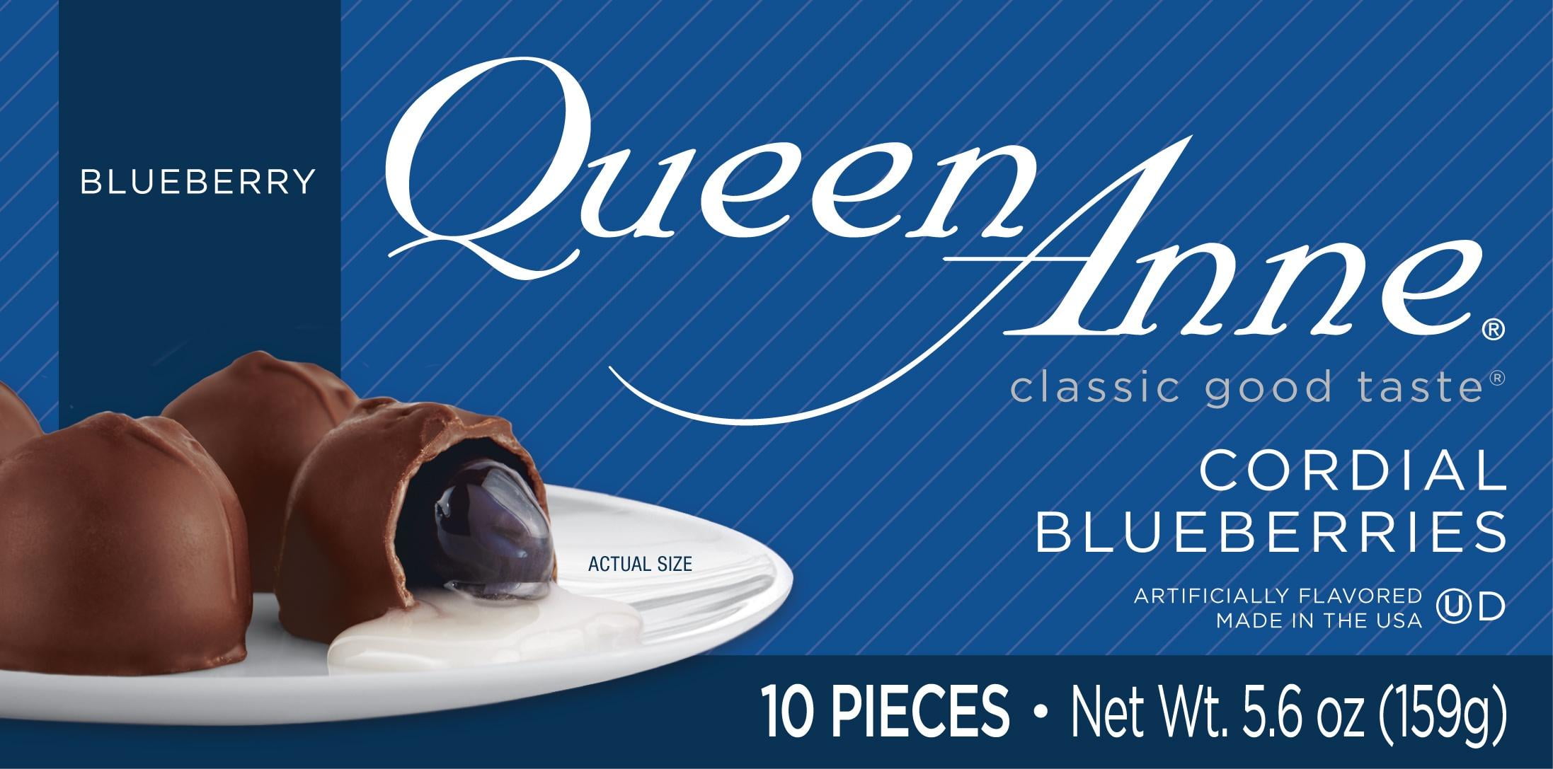 Queen Anne Milk Chocolate Cordial Blueberries, 5.6 oz, 10 Pieces ...