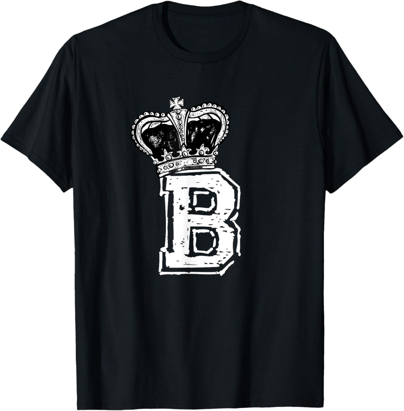 Queen B - Letter B And Crown T-Shirt - Walmart.com