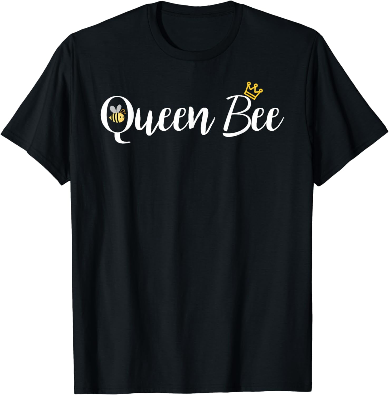 Queen B Queen Bee With a Crown T-Shirt - Walmart.com