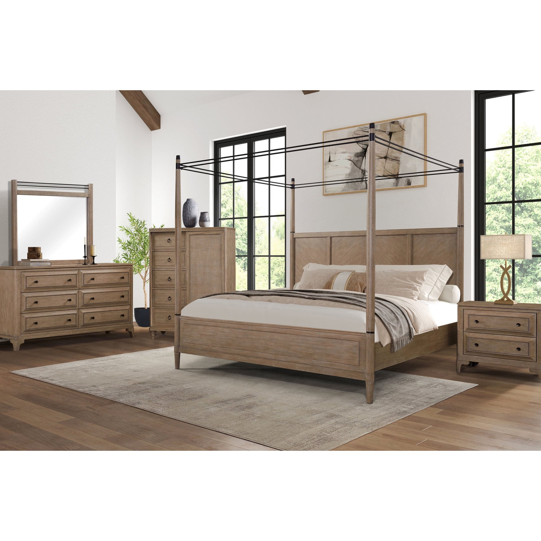 Queen Bed - Canopy Design for Bedroom Makeover - Bedroom Centerpiece ...