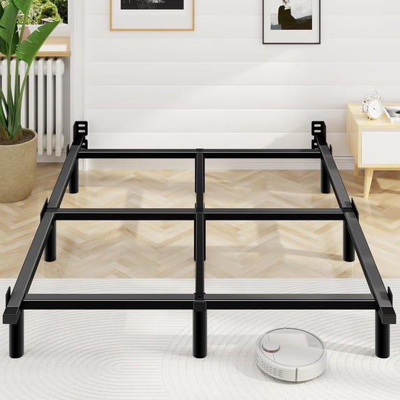 Queen Bed Frame, 7 Inch Heavy Duty Metal Base for Box Spring, 9 Legs ...