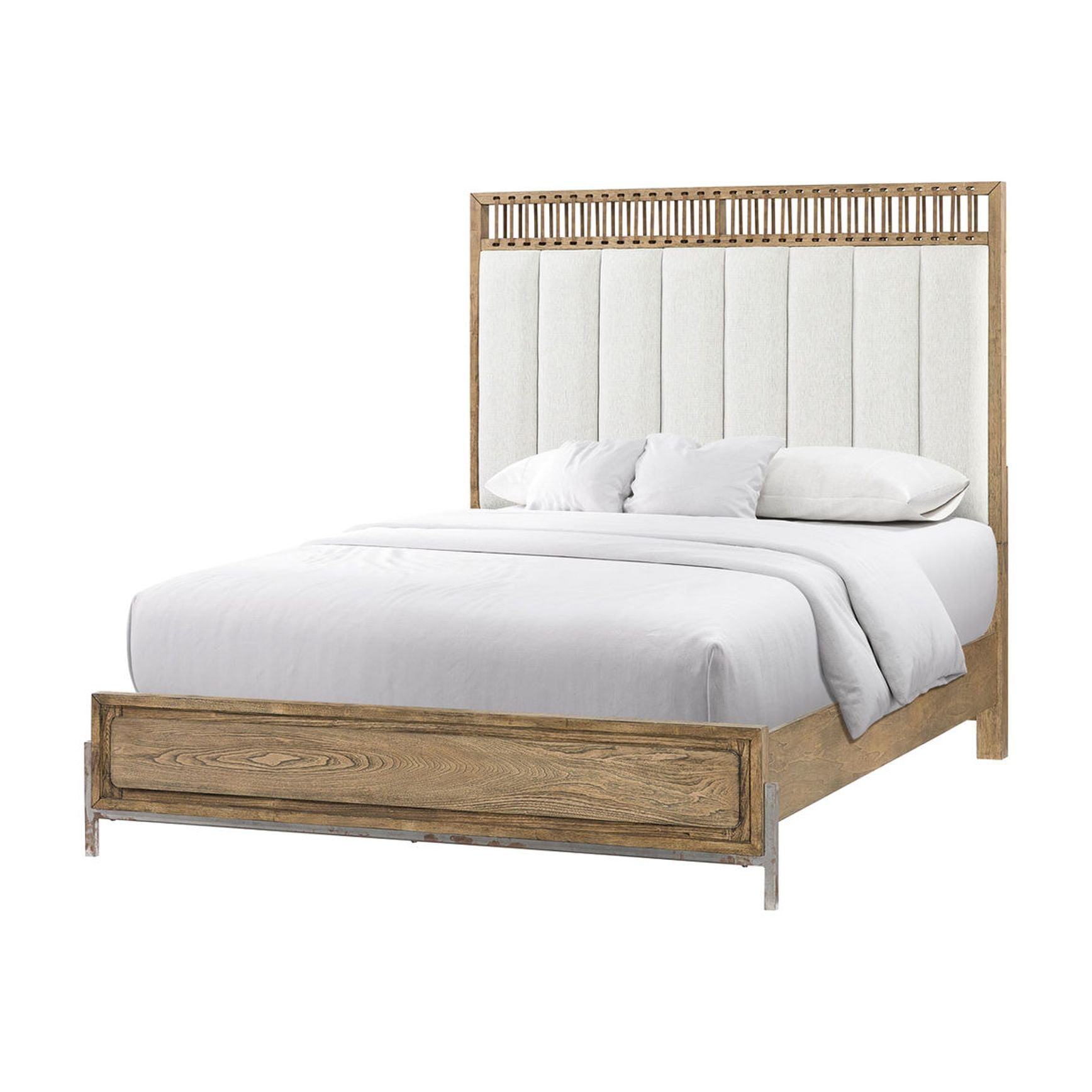 Queen Bed - Latte Finish Aesthetic - Bedtime Relaxation - Softer Modern ...