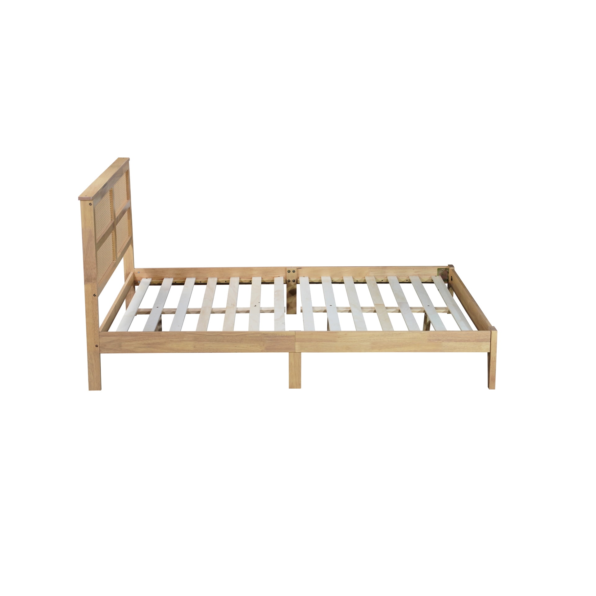 Queen Bed With Sophisticated Headboard And Easy Assembly Guide Size ...