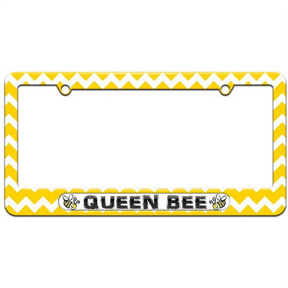 Queen Bee, Bumble Bee License Plate Tag Frame, Multiple Colors ...