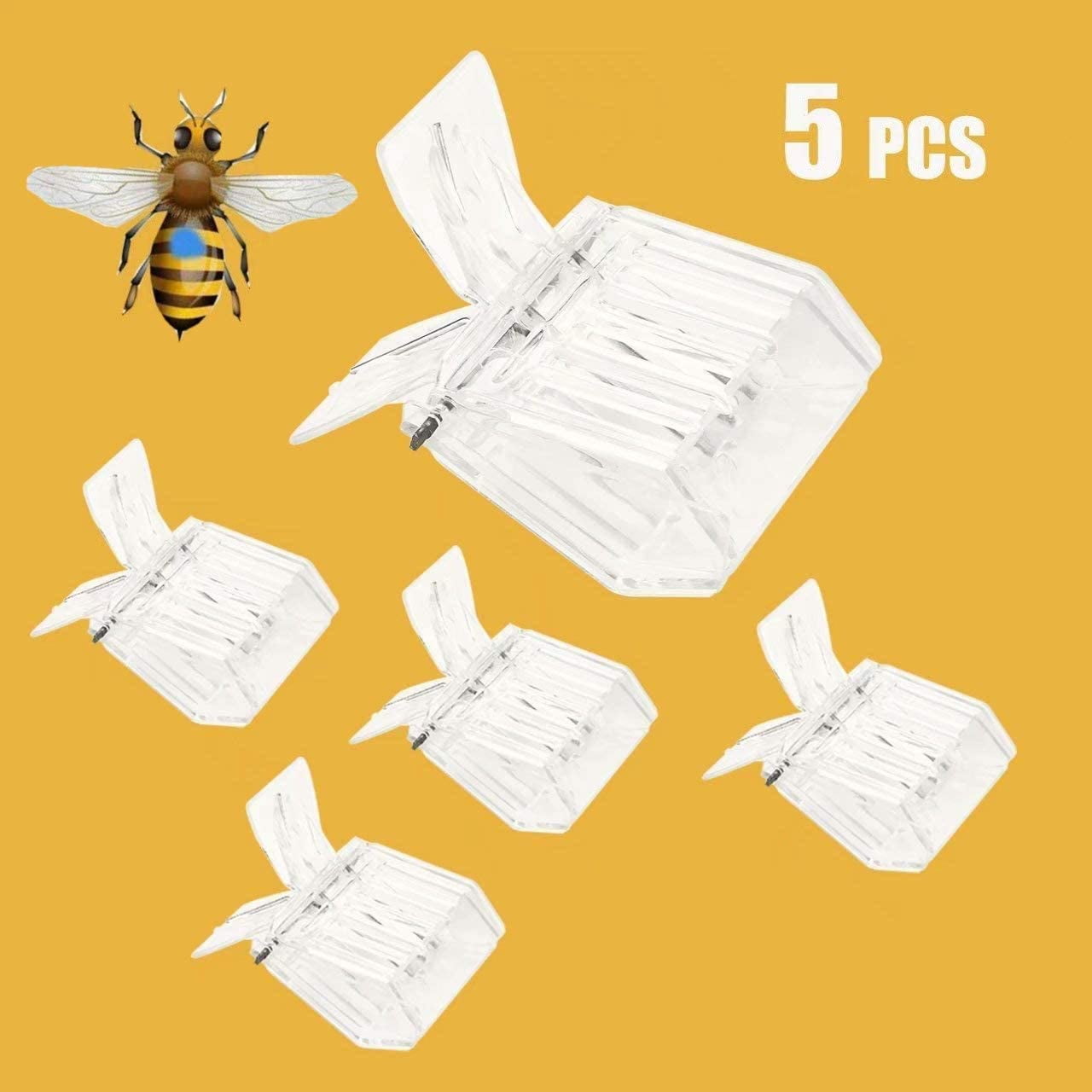 Queen Bee Clip Queen Bee Queen Bee Cage Catcher Queen Clips for Bees ...