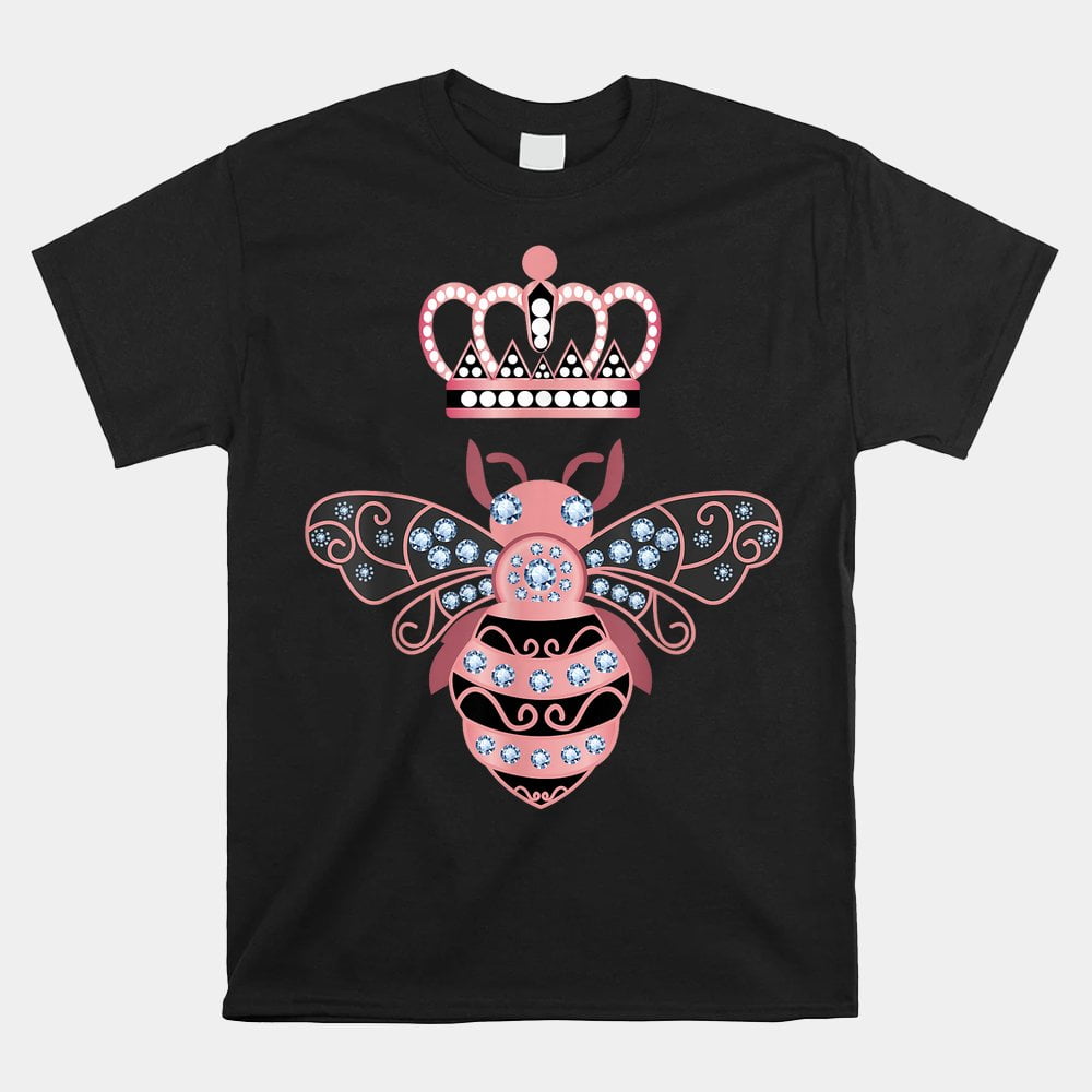 Queen Bee Crown Hive Beekeeping Bee Shirt - Walmart.com