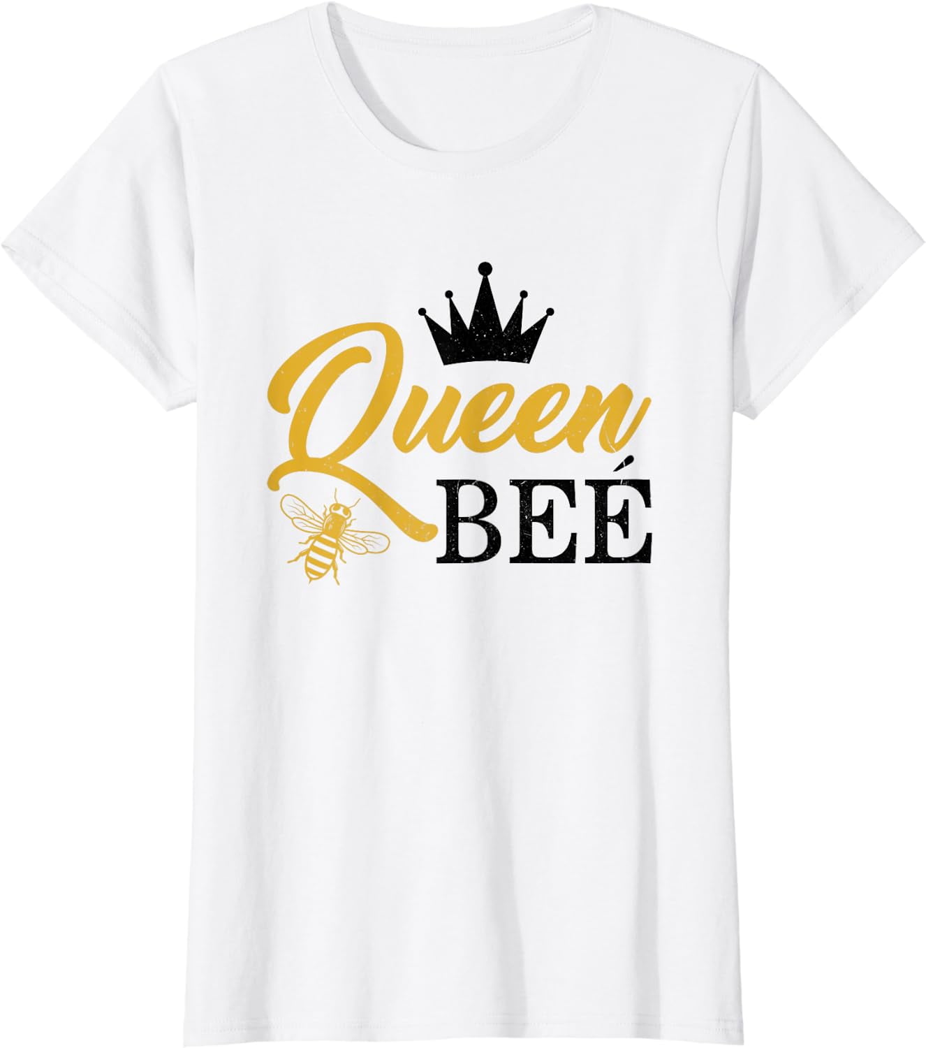 Queen Bee Lady Crown Funny Beekeeper Mama Mom-my Mother T-Shirt ...