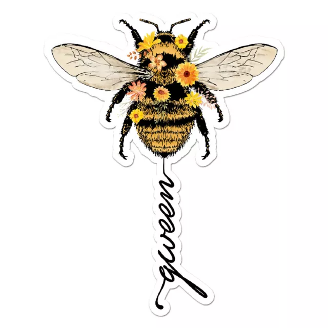 Queen Bee Sticker Phone Decal Water Bottle Stickers Car Decals, Laptop ...