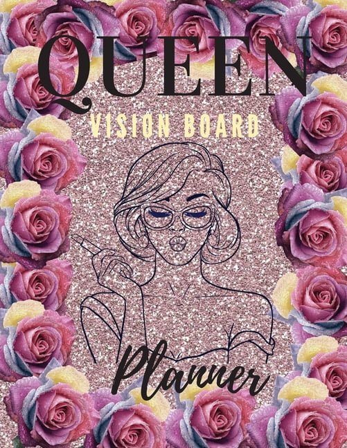 Queen Board Vision Planner: Amaizing Journal Vision Board BookPositive ...