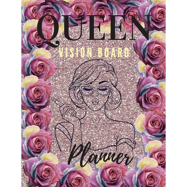 Queen Board Vision Planner: Amaizing Journal Vision Board BookPositive ...