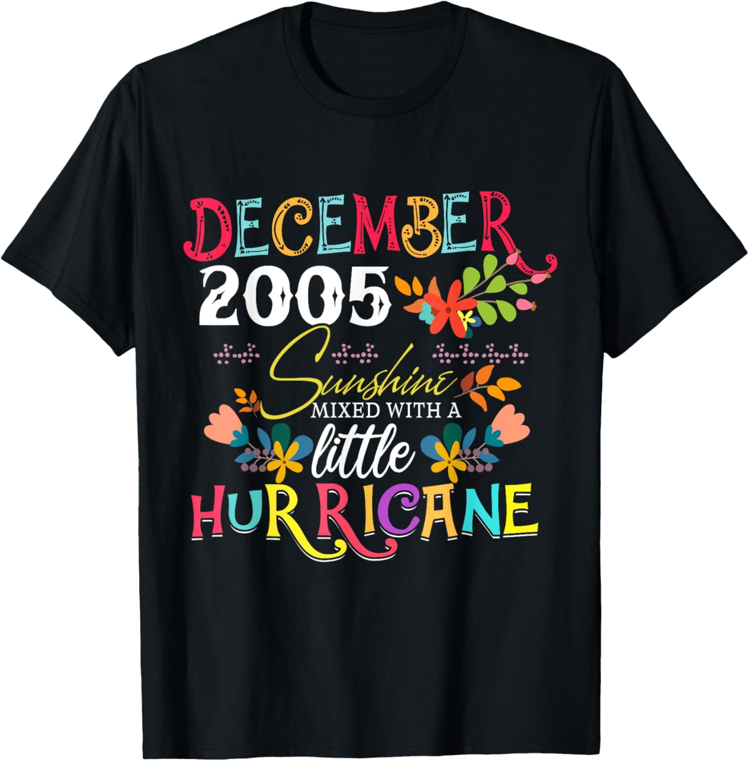Queen Born on December 19th 2005 My Birthday Sunshine Women T-Shirt ...