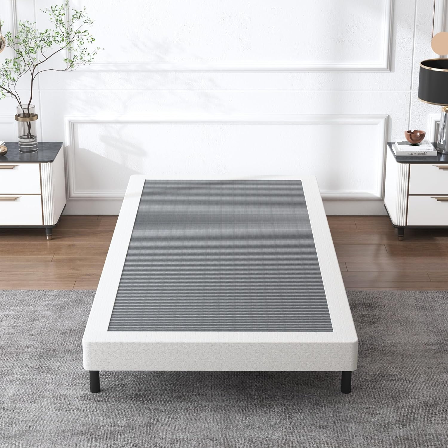 Queen Box Spring 4 Inch,Heavy Duty 4 Inch Box Spring Queen,Sturdy Metal ...