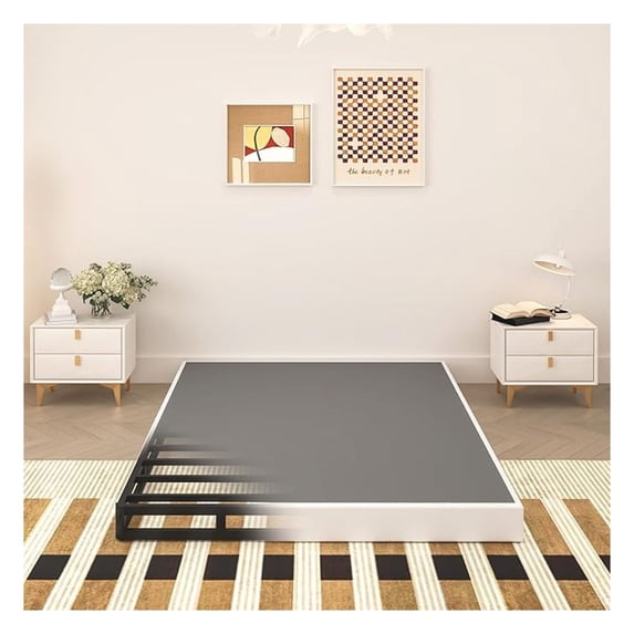 Queen Box Spring 5 Inch, Heavy Duty Metal Mattress Foundation, 3000 lbs ...