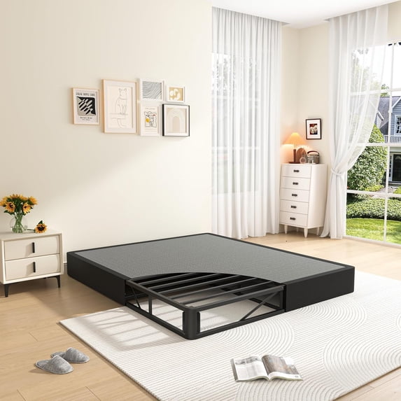 Queen Box Spring 7 Inch High Profile Box Spring for Queen Bed, Queen ...