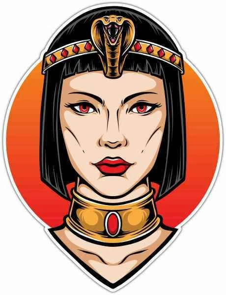 Queen Cleopatra God Egyptian Mythology Car Stickerphone Decal Water ...