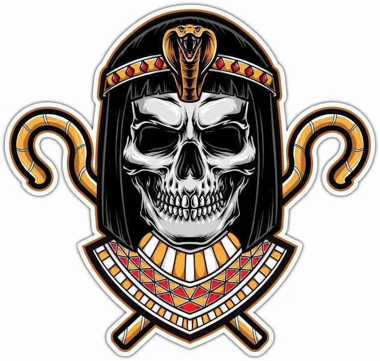 Queen Cleopatra God Egyptian Mythology Skull Car Stickerphone Decal ...