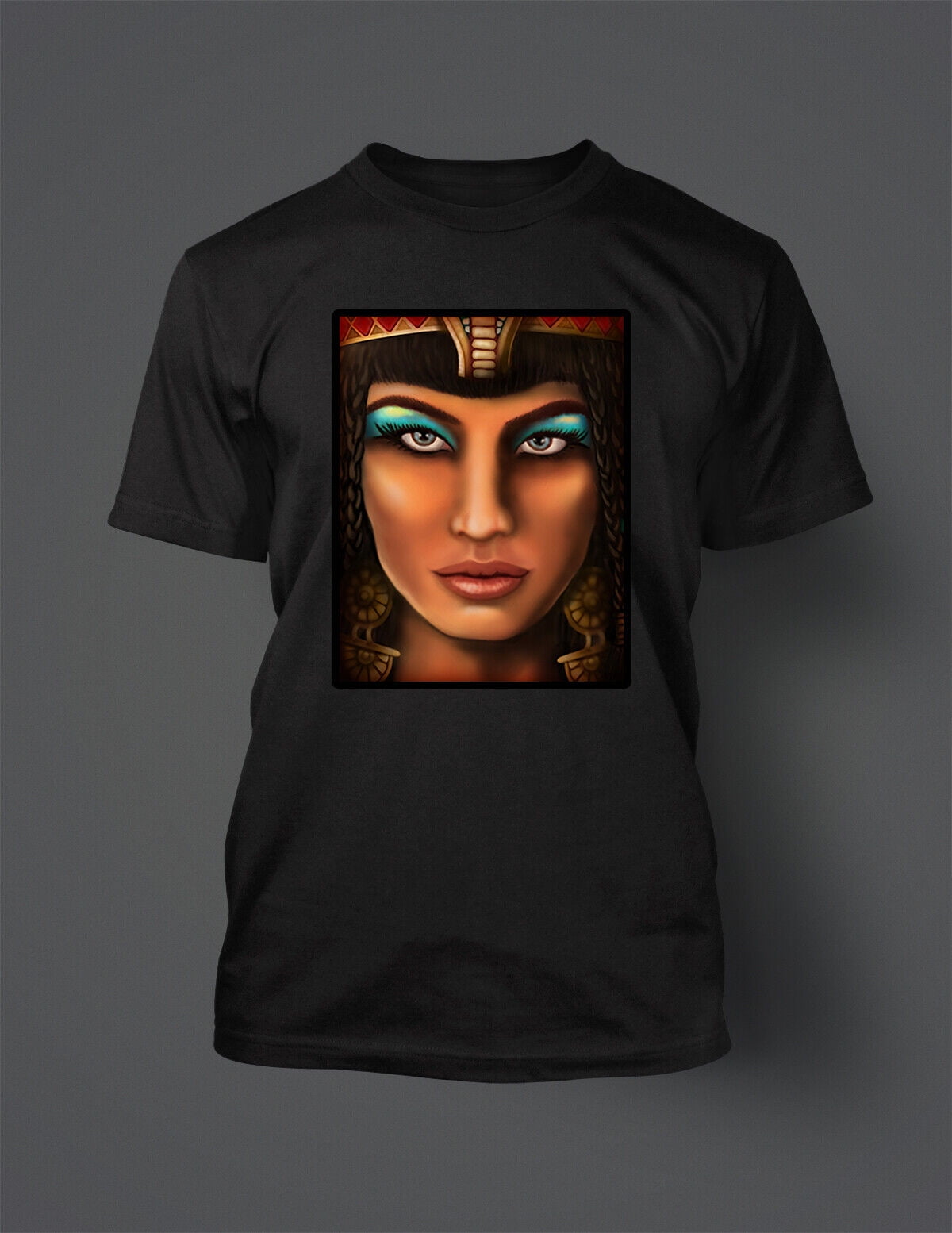 Queen Cleopatra Graphic Custom Art Airbrush Tee Shirt Ladies Unisex ...