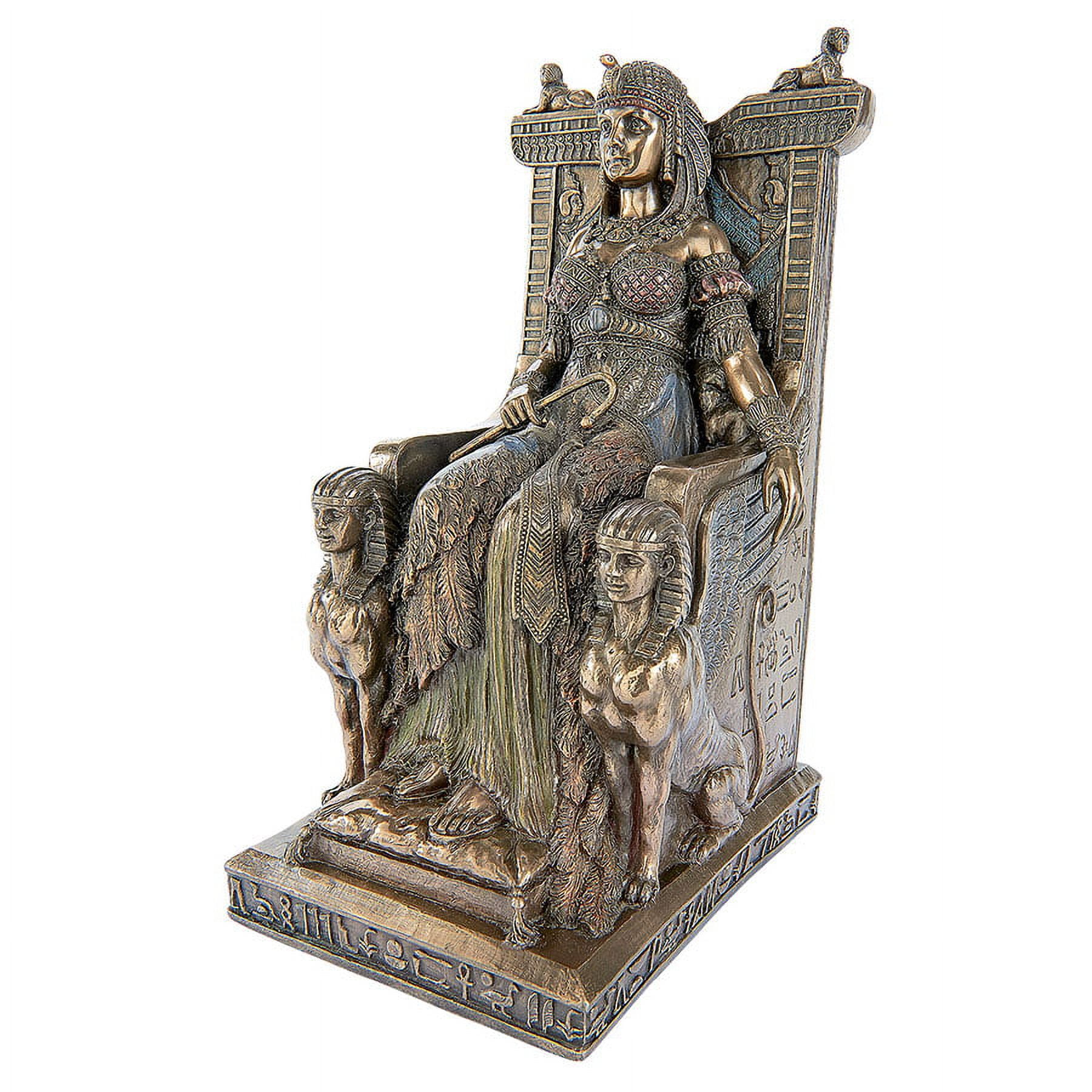 Queen Cleopatra On The Egyptian Throne Design Toscano Queen Cleo ...