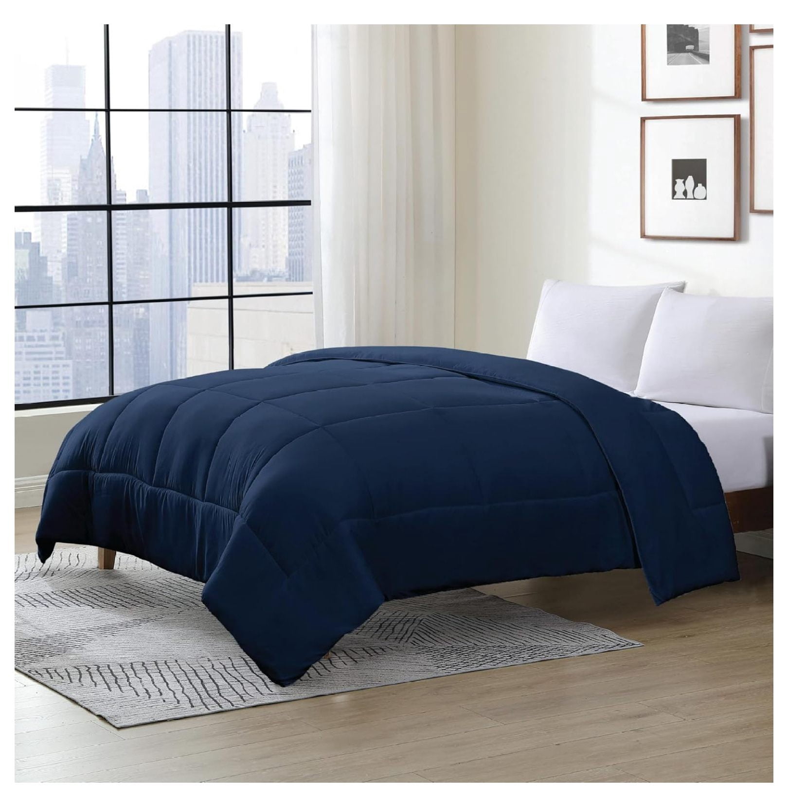 Queen Comforter - Lightweight & Extra Soft Down Alternative Bedding ...