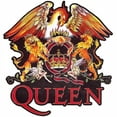 Queen Crest Logo 4.5x5 Sticker - Walmart.com