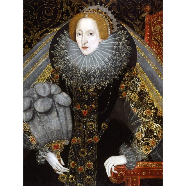 Queen Elizabeth I England Portrait Painting Royal Historic Extra Large ...