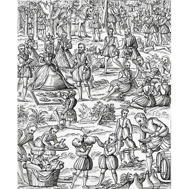 Queen Elizabeth I At A Royal Picnic From The Book Short History of The ...