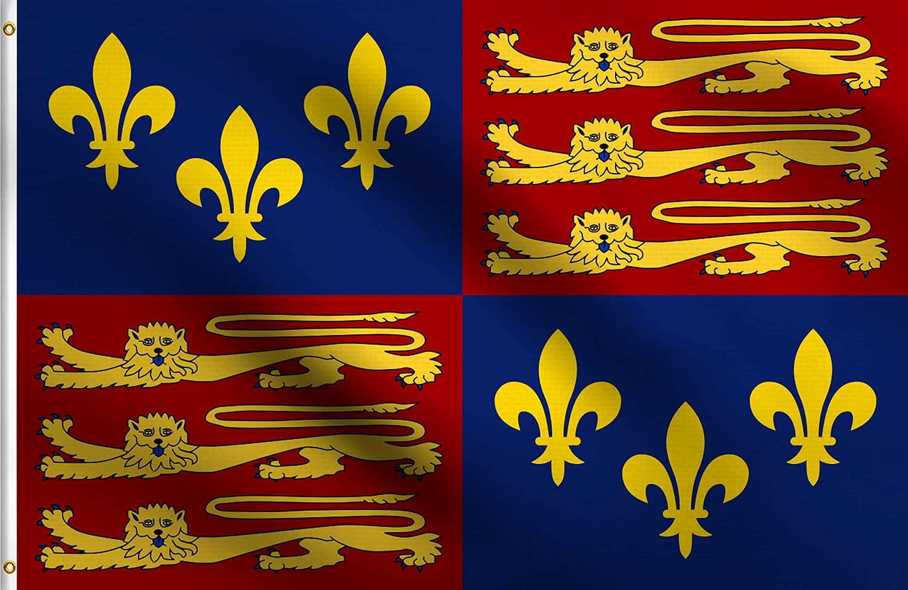Queen Elizabeth I UK United Kingdom Flag 100% Polyester - Walmart.com