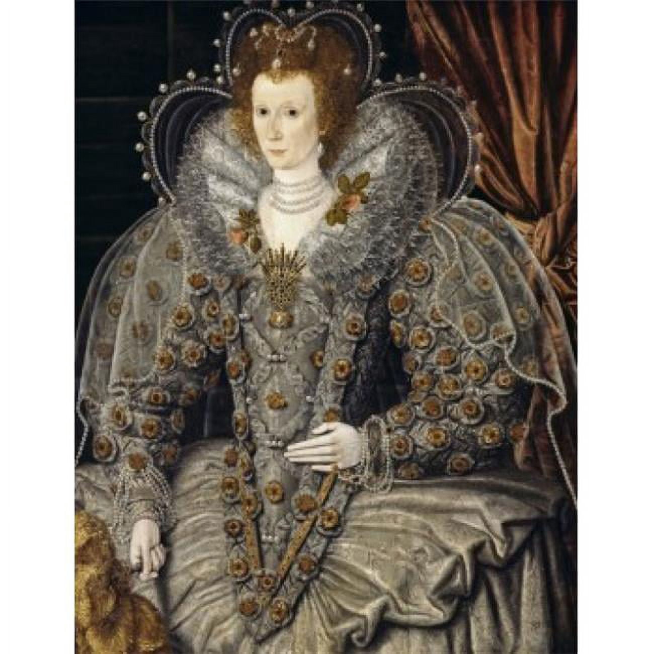 Queen Elizabeth I of England 16th Century British School Poster Print ...