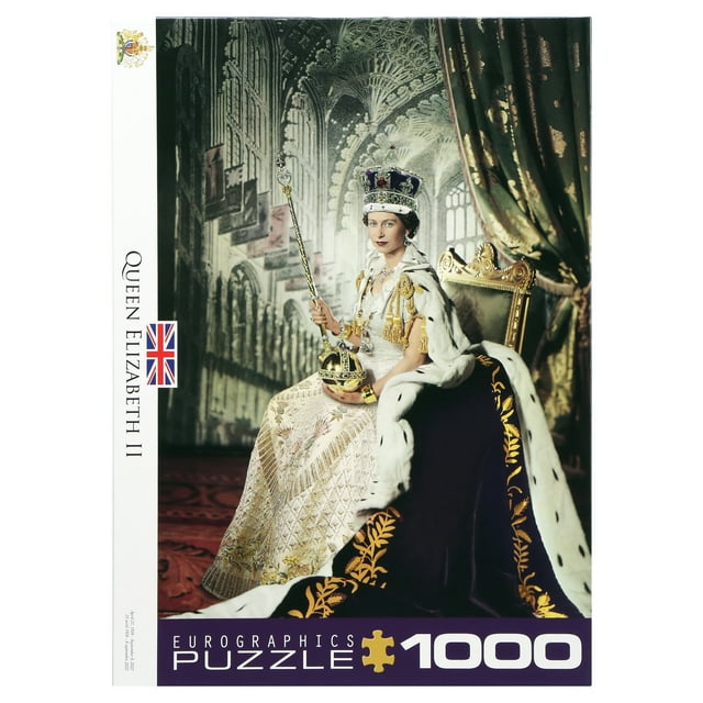 Queen Elizabeth II 1000-Piece Puzzle - Walmart.com